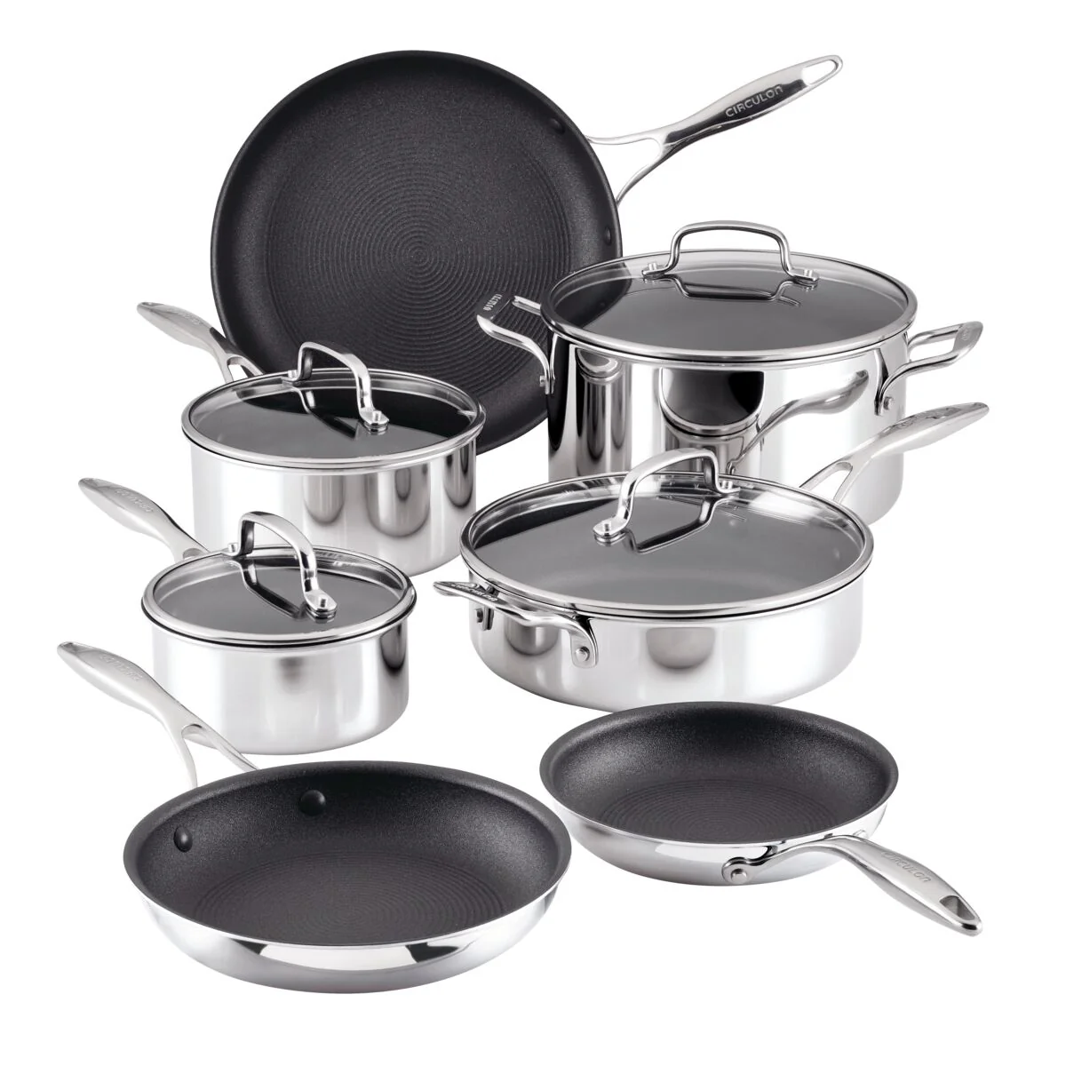 Circulon - 11-Piece ScratchDefense™ C1 Nonstick Cookware Set ...